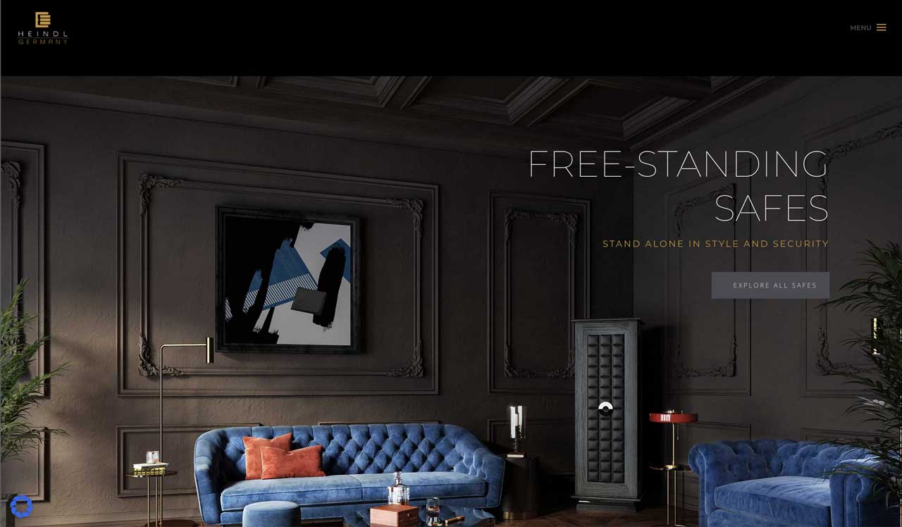 Matchless free standing safes │ Heindl Germany